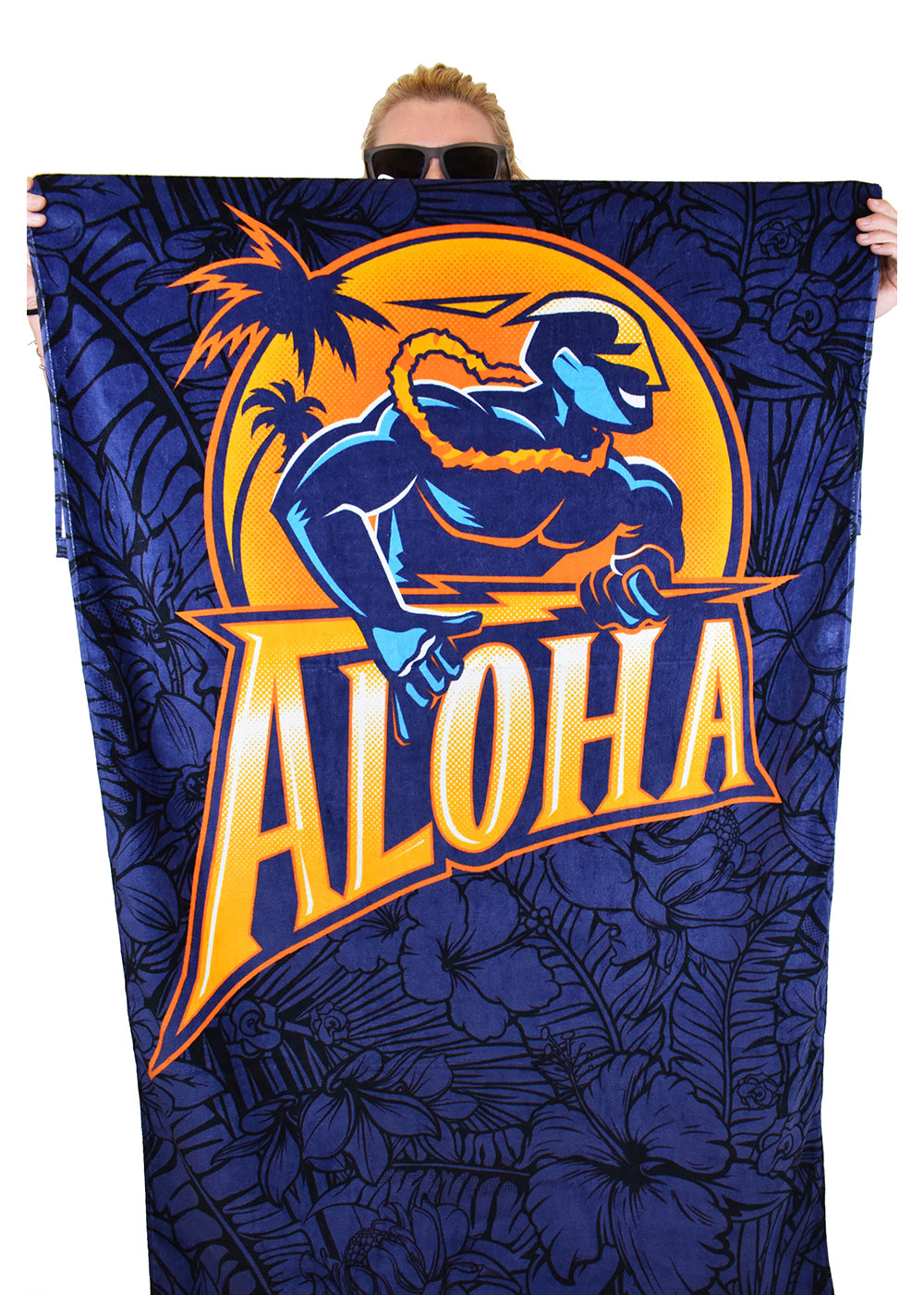 'Golden State Aloha' Beach Towel