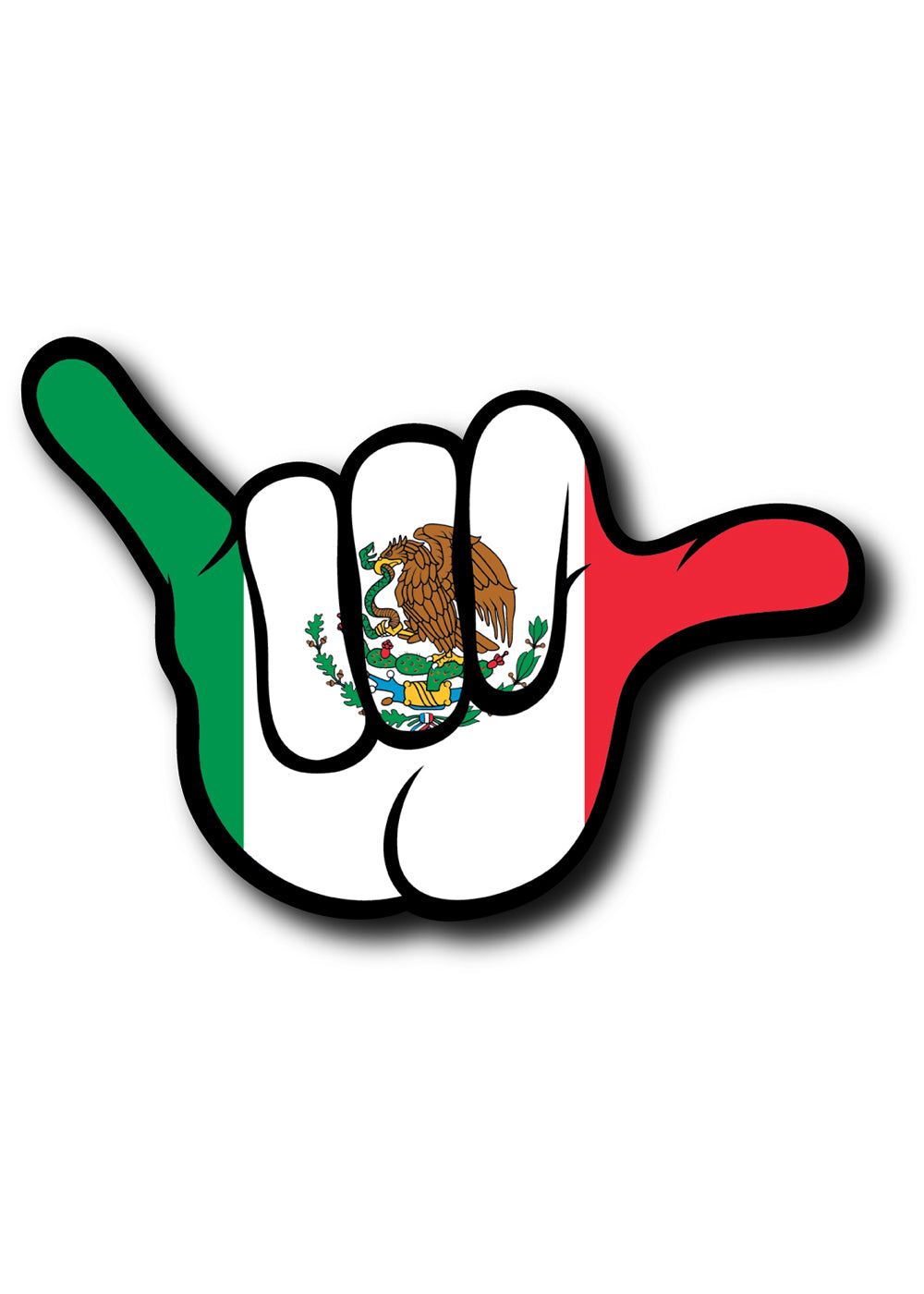 'Mexican Shaka' Sticker